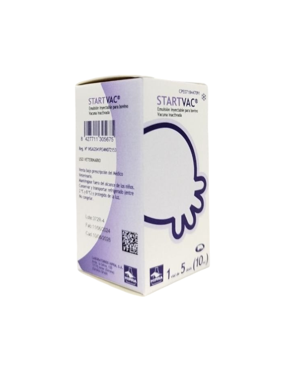Vac Startvac® (5 dosis / 25 dosis). Hipra – Agrosuplidores FL