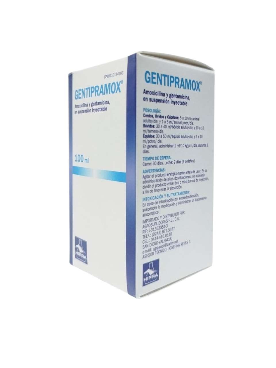 Gentipramox® (100ml). Hipra – Agrosuplidores FL