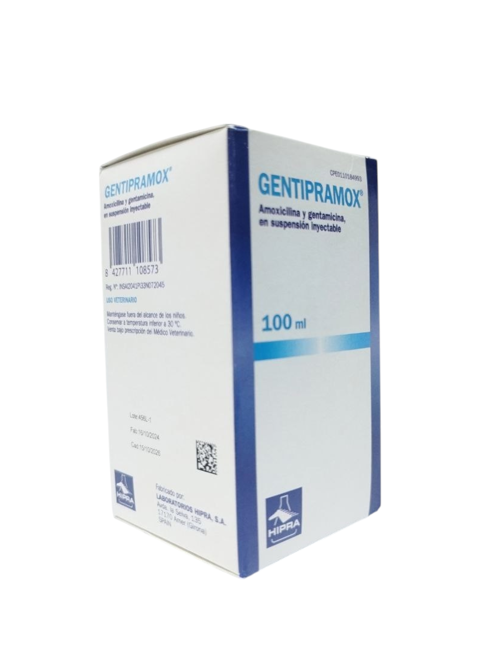 Gentipramox® (100ml). Hipra – Agrosuplidores FL