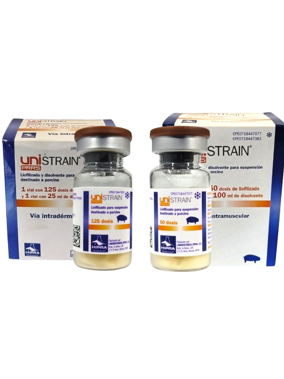 Unistrain-PRRS ID® (50 dosis / 125 dosis). Hipra – Agrosuplidores FL