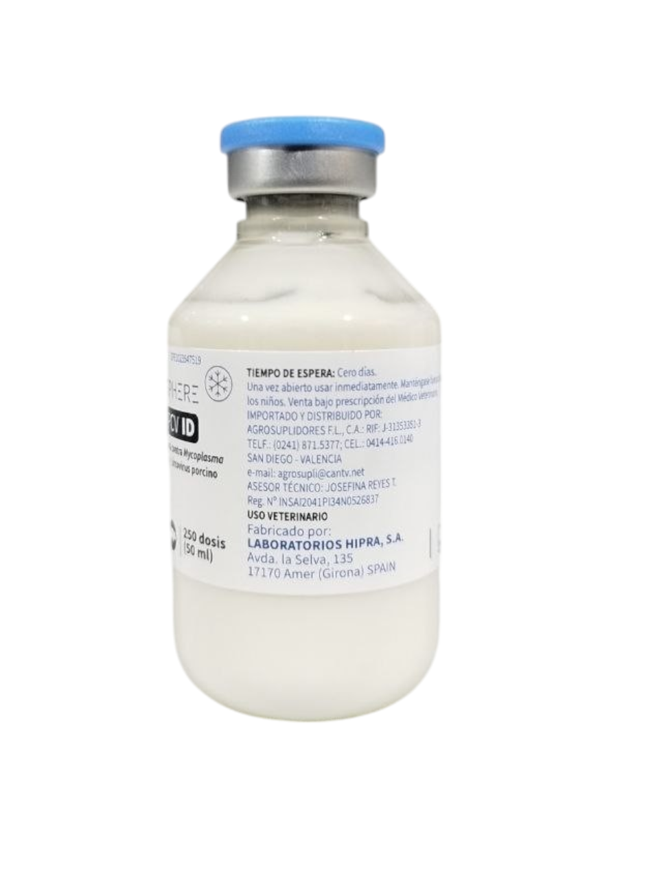 Vac Mhyosphere PCV ID® (50 dosis, 125 dosis, 250 dosis). Hipra ...