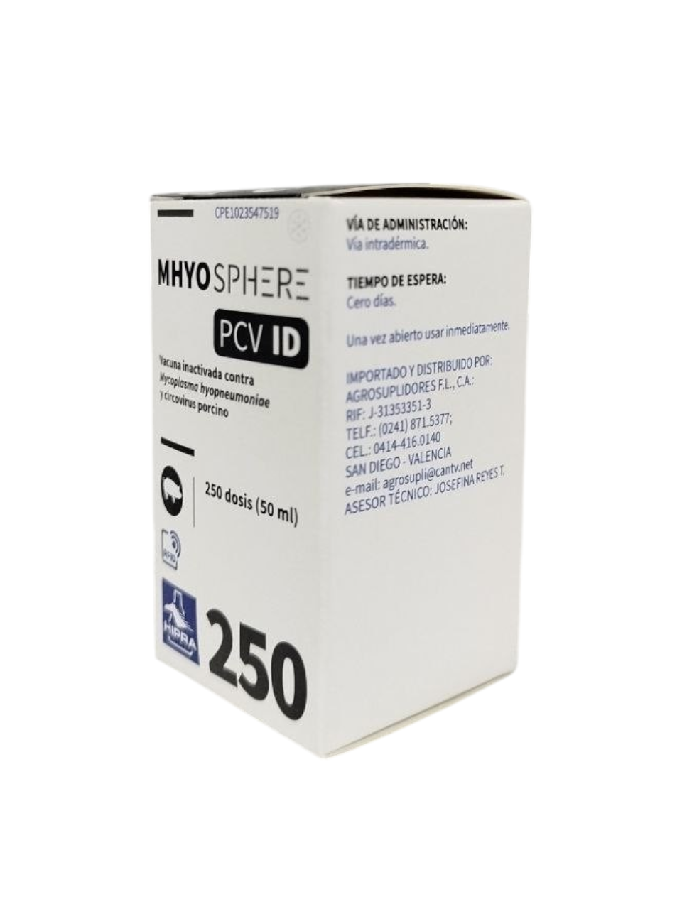 Vac Mhyosphere PCV ID® (50 dosis, 125 dosis, 250 dosis). Hipra ...